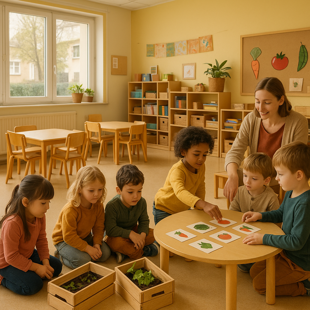 Jeu potager maternelle : 12 idées PS-MS-GS